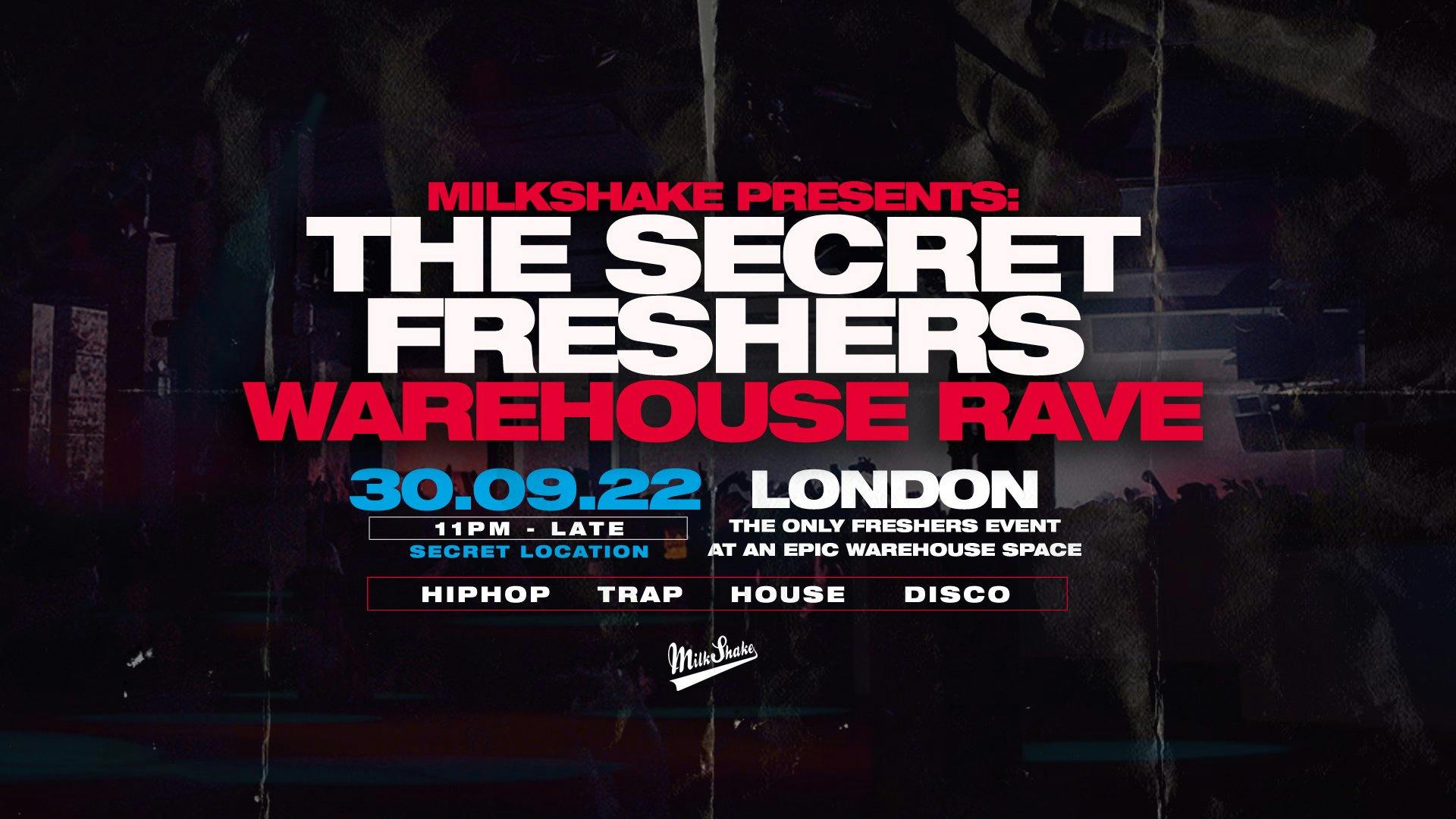 The Freshers Warehouse Rave - London : FINAL TICKETS ON SALE NOW at E1 ...