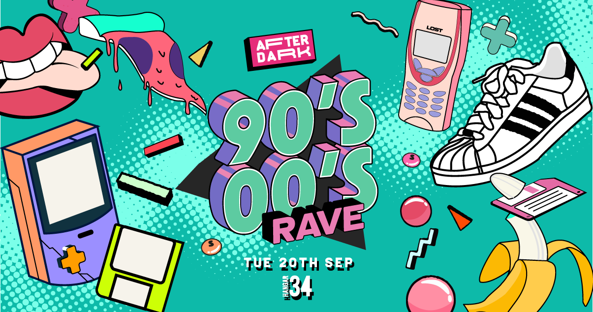 LIVERPOOL FRESHERS 2022: 90/00’s RAVE: Hangar34: Tue 20th Sep - After Dark