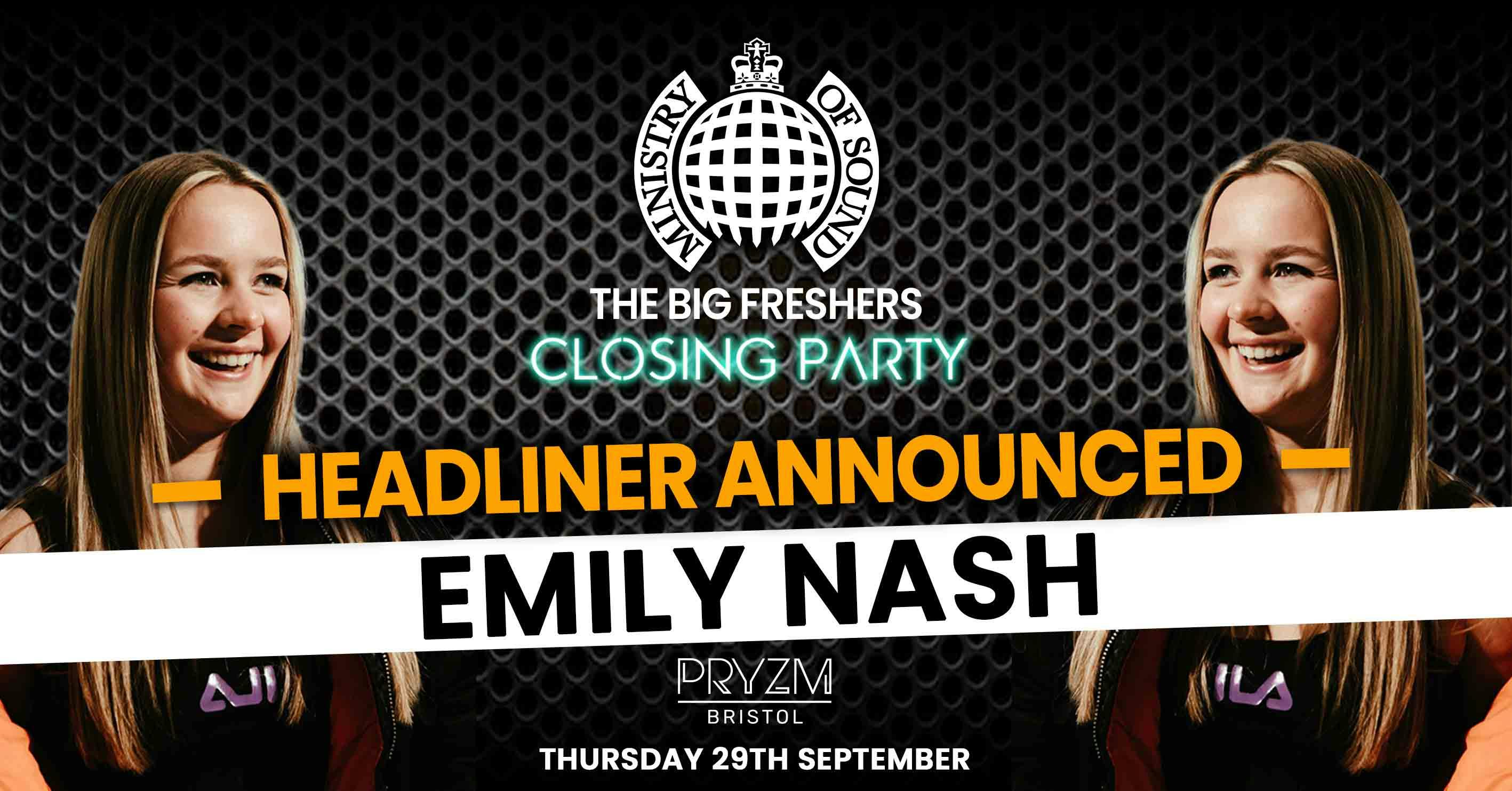 The Official Ministry Of Sound Freshers Closing Party - Bristol ...