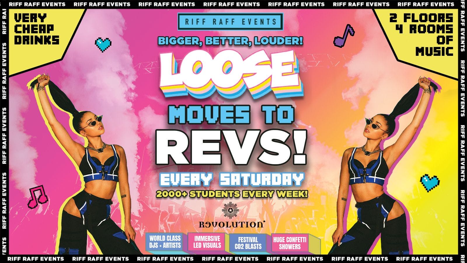 LOOSE MOVES TO REVOLUTION Deansgate Locks!⚡ 🤪 CHEAP DRINKS! FRESHERS ...