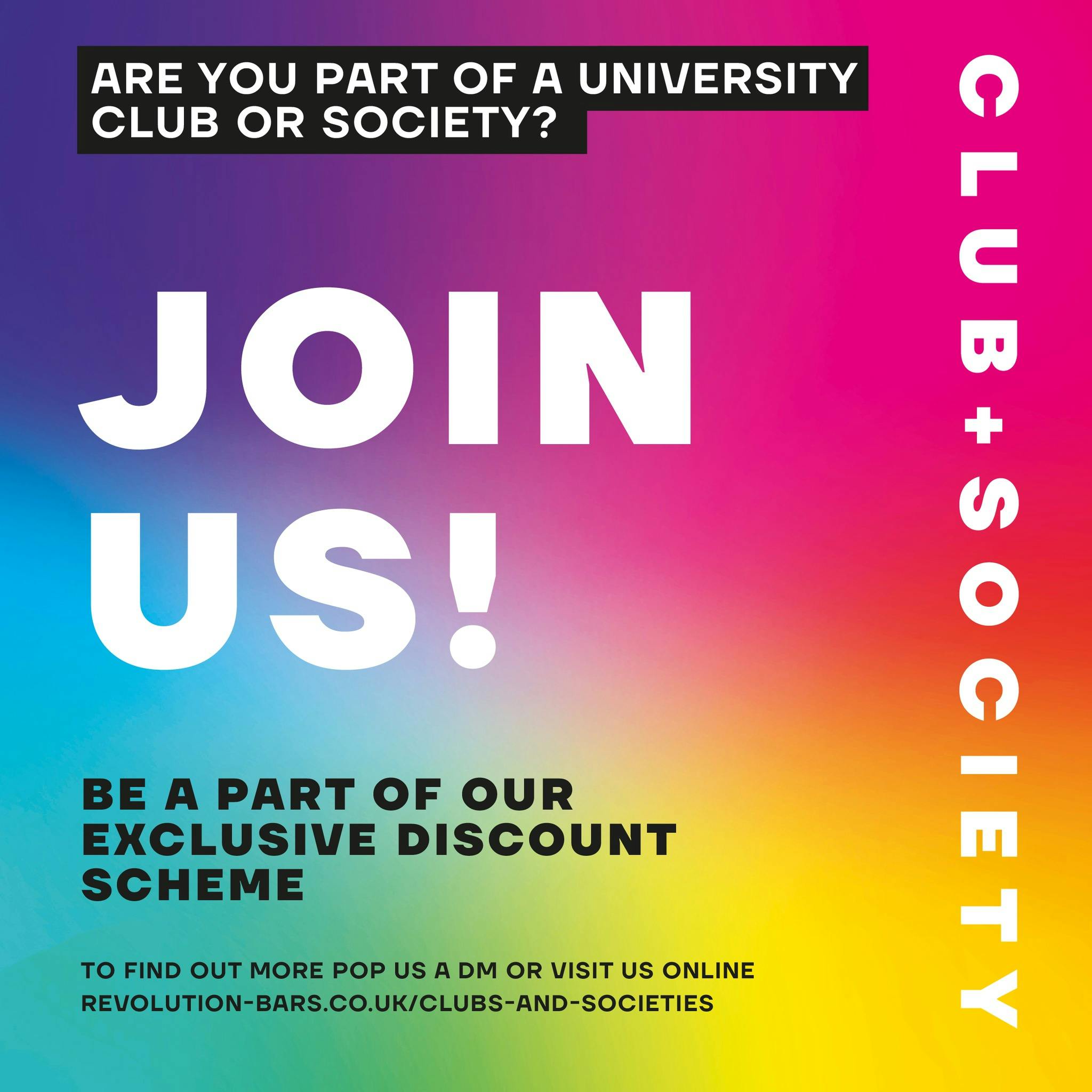 NTU Dance Welcome Drinks at Revolution Nottingham - Hockley, Nottingham ...