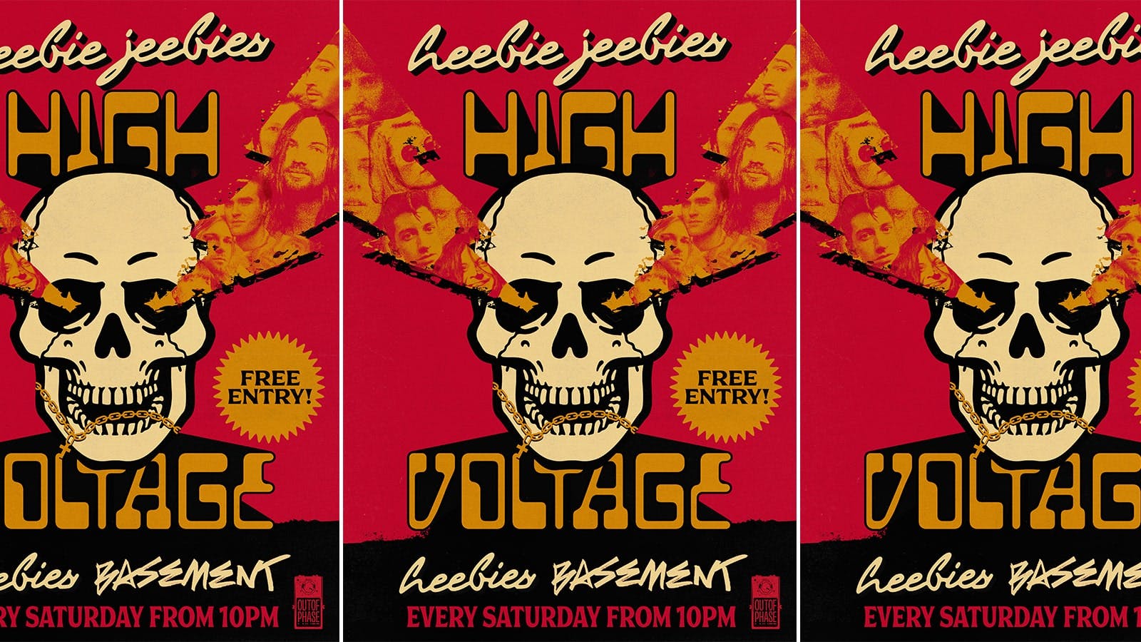 ⚡ FREE ⚡ High Voltage Indie Night in Heebies Basement at Heebie Jeebies ...