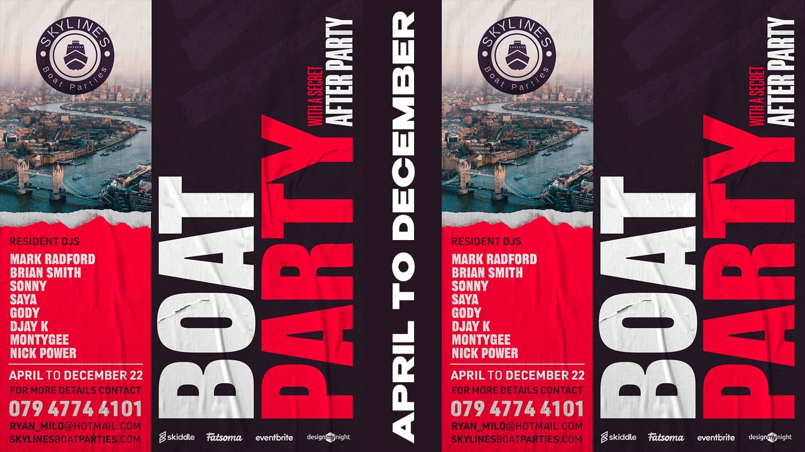 END OF SUMMER CELEBRATIONS ON THE THAMES WITH A SECRET AFTER PARTY at ...