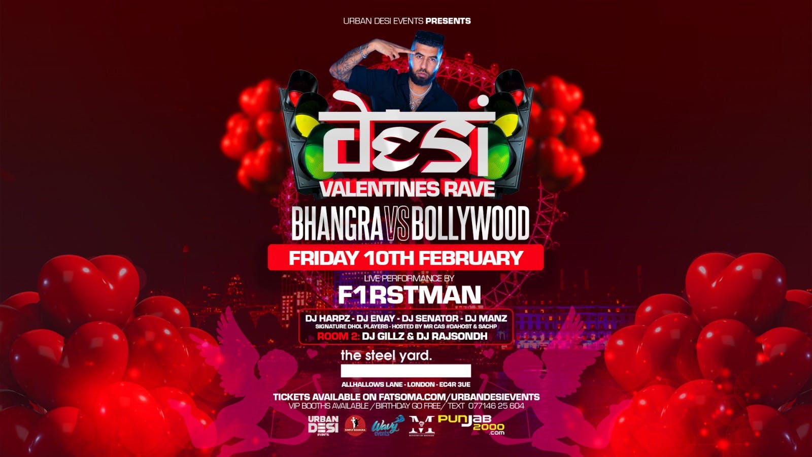 DESI VALENTINES RAVE ( BHANGRA V BOLLYWOOD ) LONDON BIGGEST VALENTINE ...