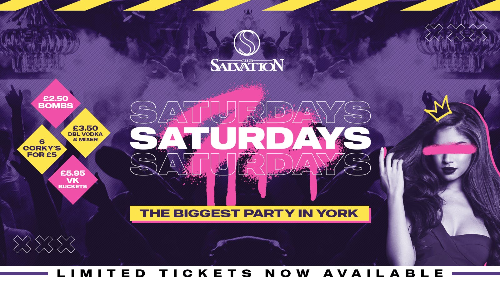 Salvation Saturdays at Club Salvation, York on 18th Feb 2023 | Fatsoma