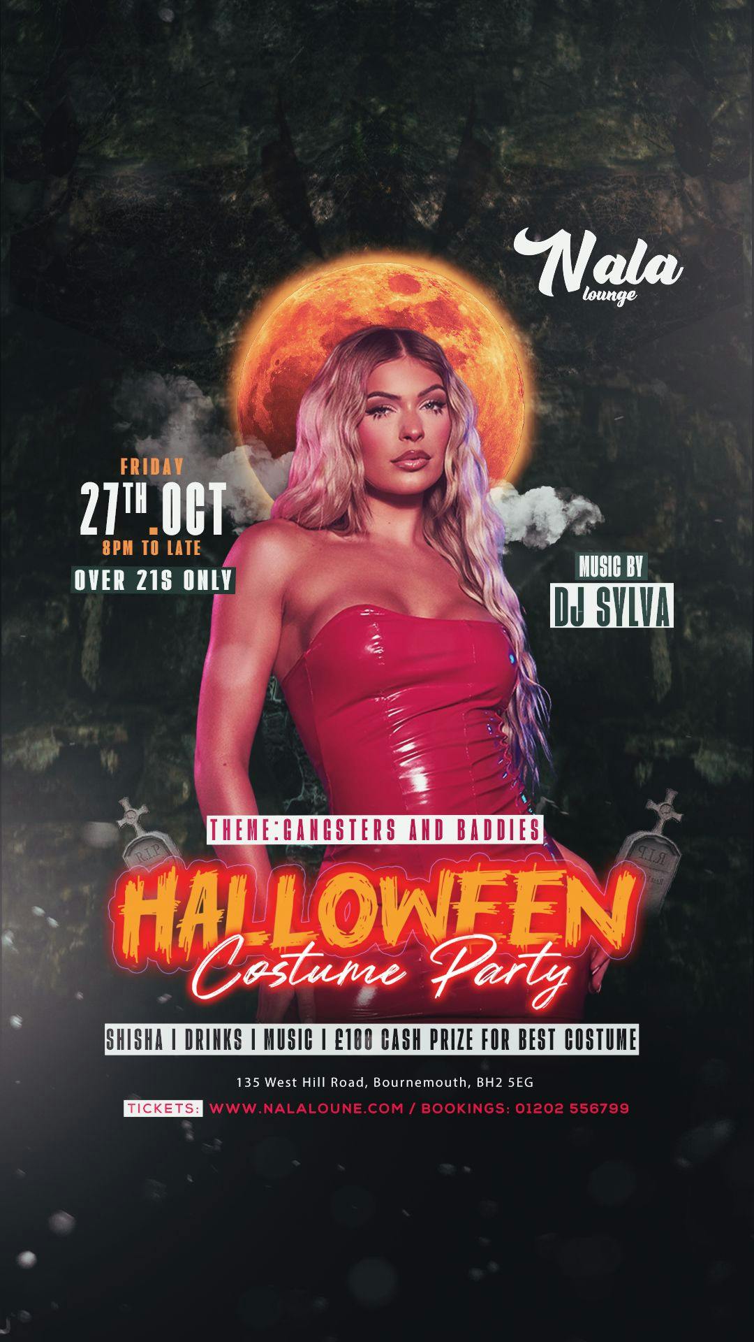 Gangsters & Baddies 😈 Halloween Party 👻 At Nala Lounge at Nala Lounge ...