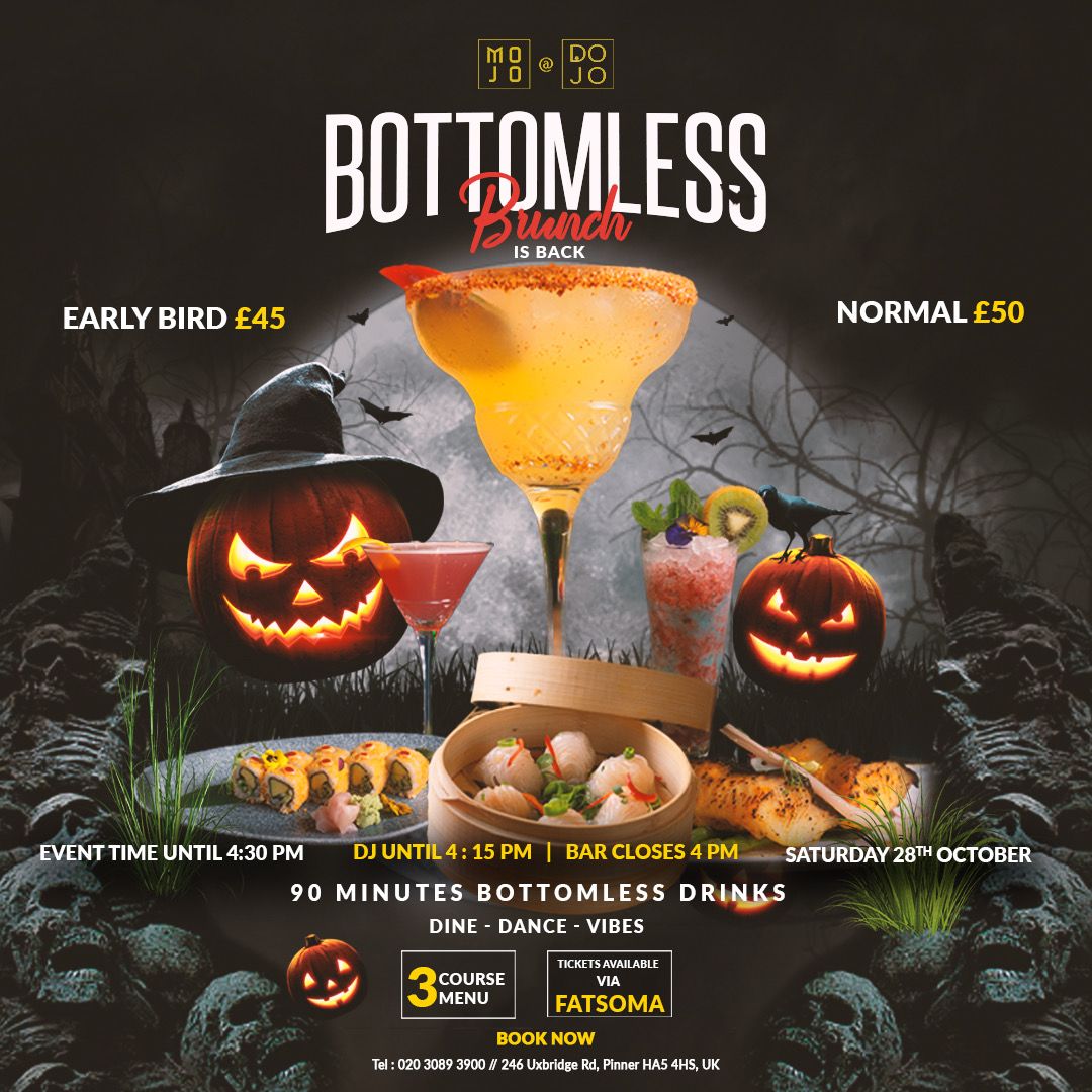 Mojo @ Dojo Bottomless Brunch- HALLOWEEN SPECIAL at Dojo, Pinner on ...