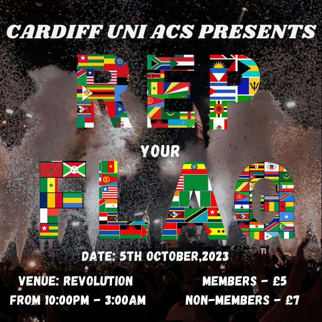 Rep your flag! at Revolution Cardiff, Cardiff on 5th Oct 2023 | Fatsoma