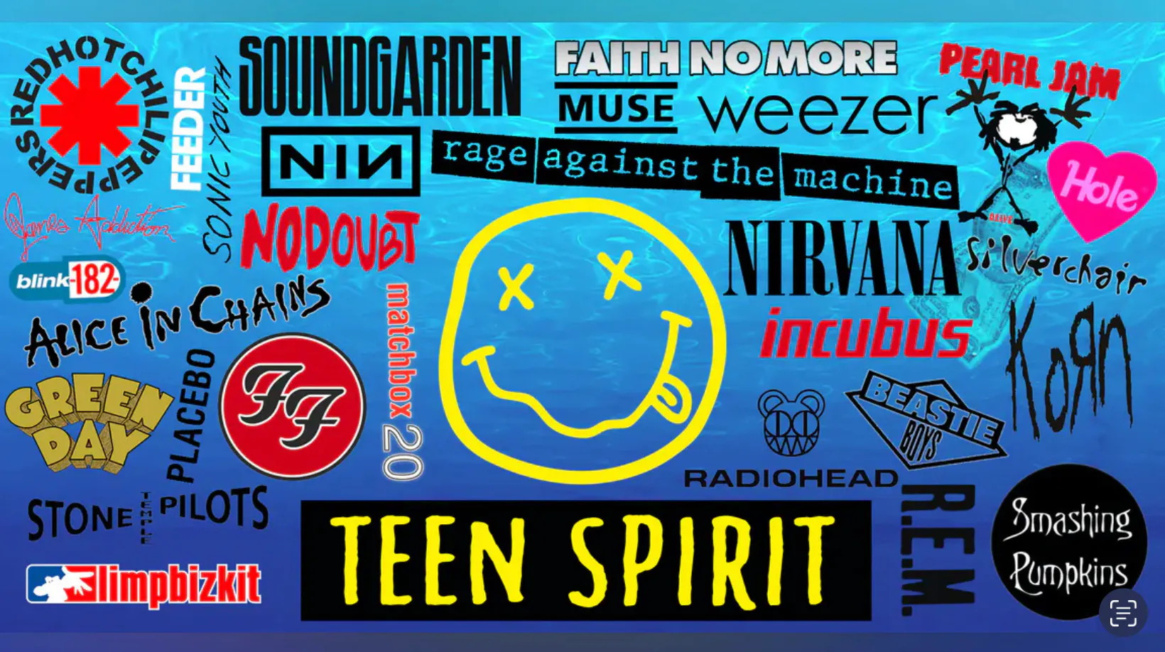 Teen Spirit - 90s Rock Club Night at Church Dundee, Lower on 18th Nov ...