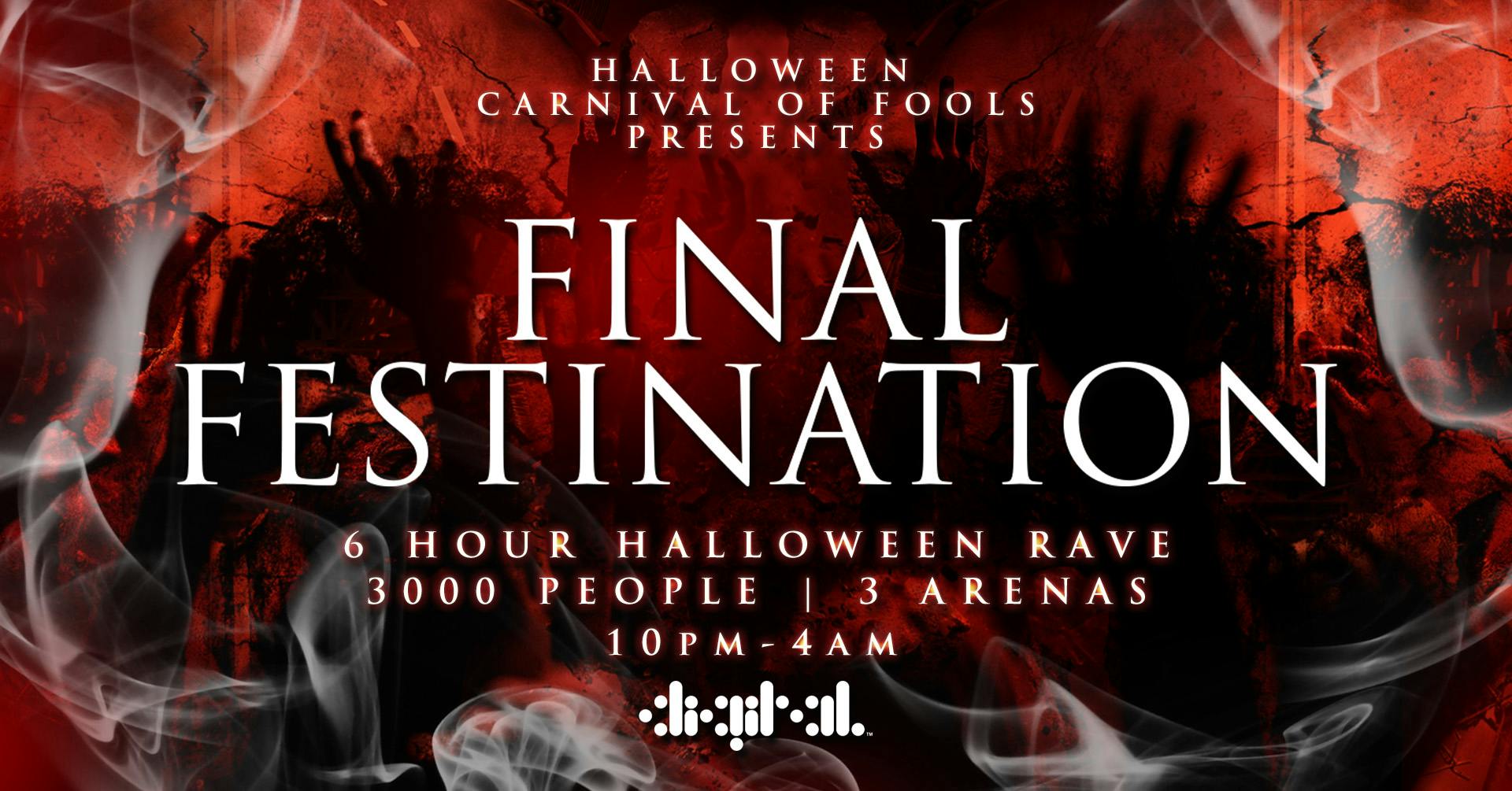 CARNIVAL OF FOOLS PRESENTS FINAL FESTINATION! 🎠 🎪 FINAL 50 TICKETS ...