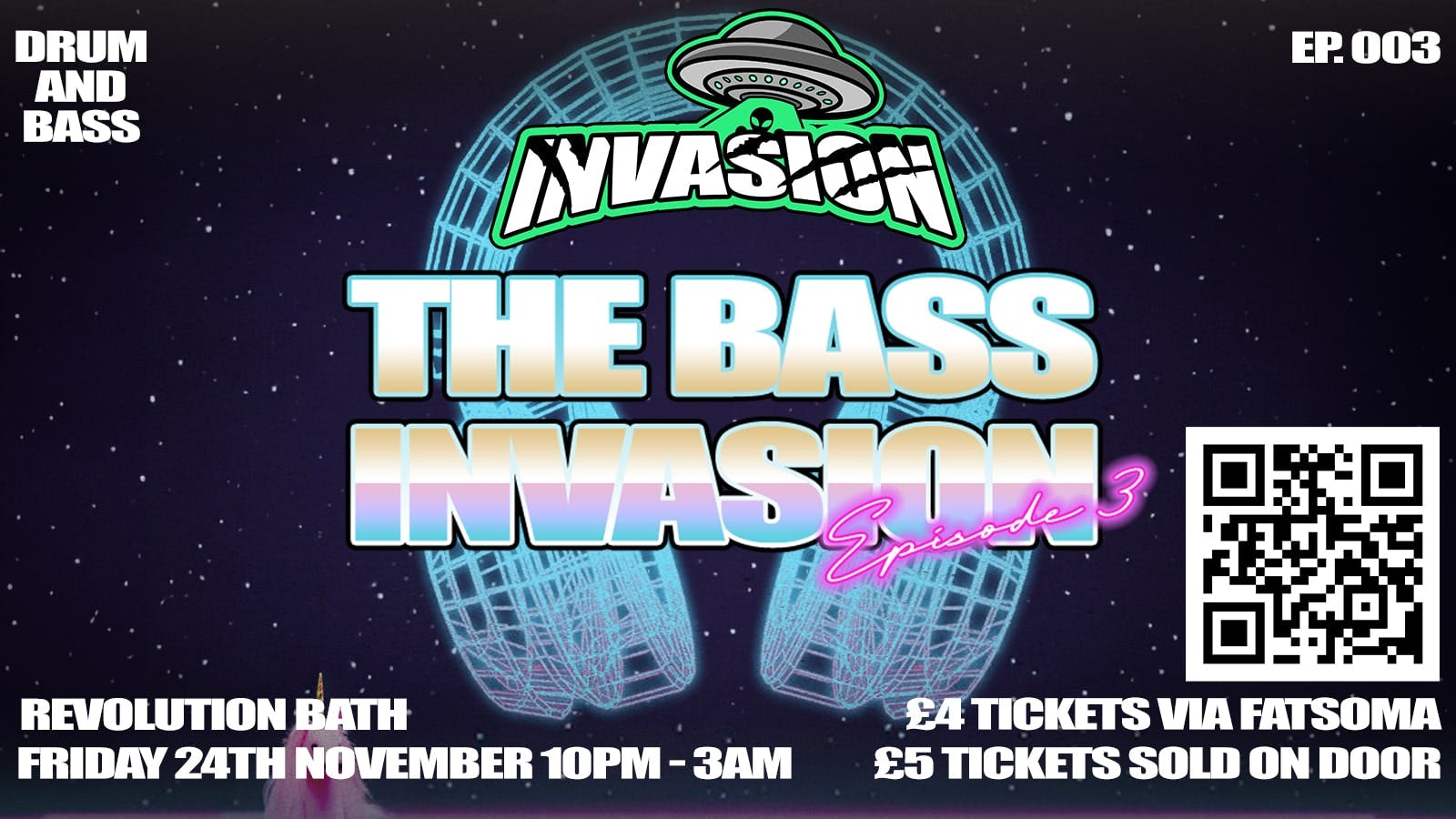 Bath Drum and Bass (The Bass Invasion EP.3) at Revolution Bath, Bath on 24th Nov 2023 | Fatsoma