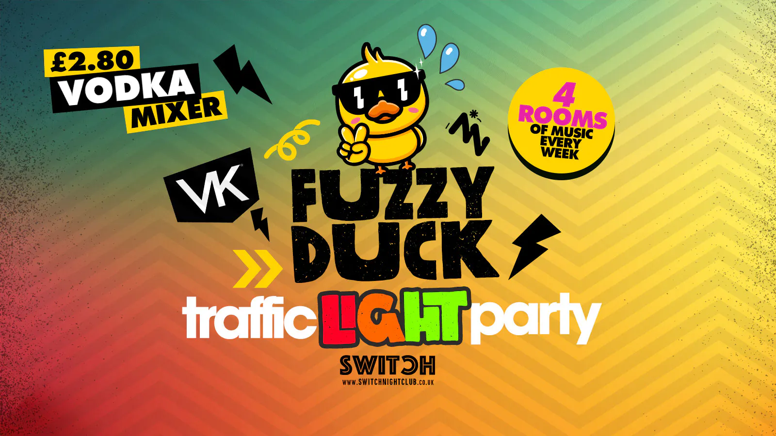 Fuzzy Duck | Traffic Light Party | Official Student Social Wednesday at ...