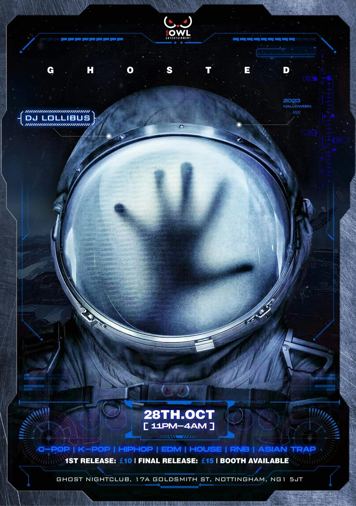 [GO OWL Presents: GHOSTED Halloween Party👻 at Ghost Nottingham ...