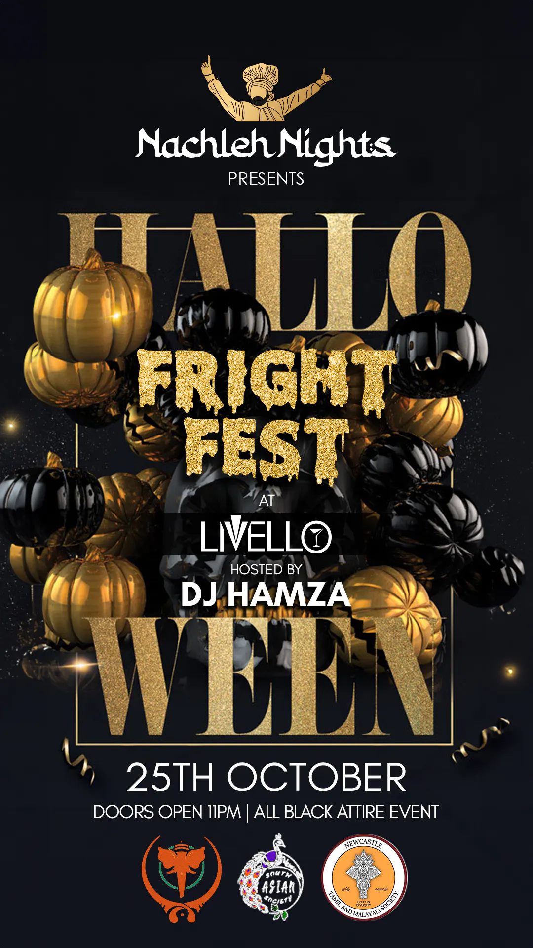 NACHLEH NIGHTS PRESENTS: HALLOWEEN SPECIAL - FRIGHT FEST 👻🕺🏽 at Livello ...