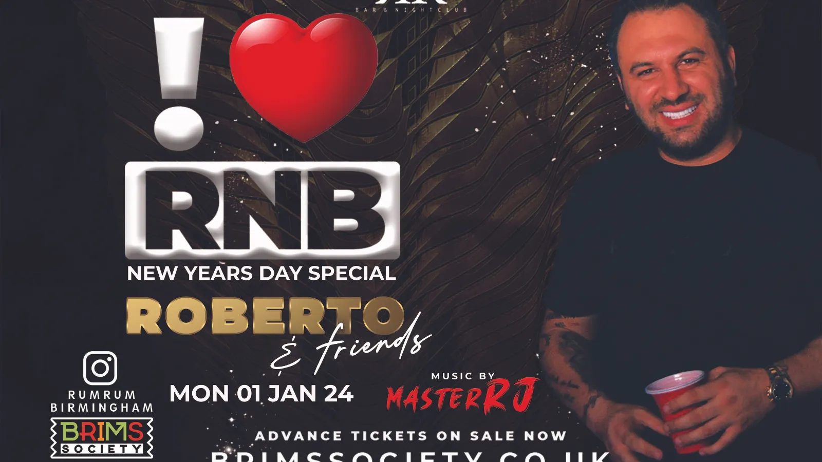 Roberto and his friends on ! ️ RNB NYD Special at RumRum Night Club in ...