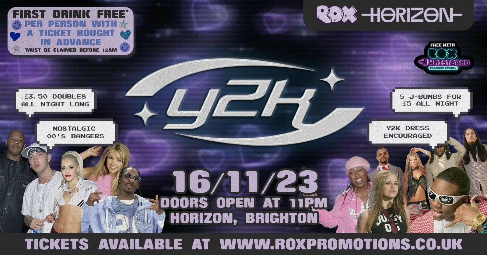 Y2K @HORIZON - FREE DRINK WITH EVERY TICKET at Horizon Nightclub ...