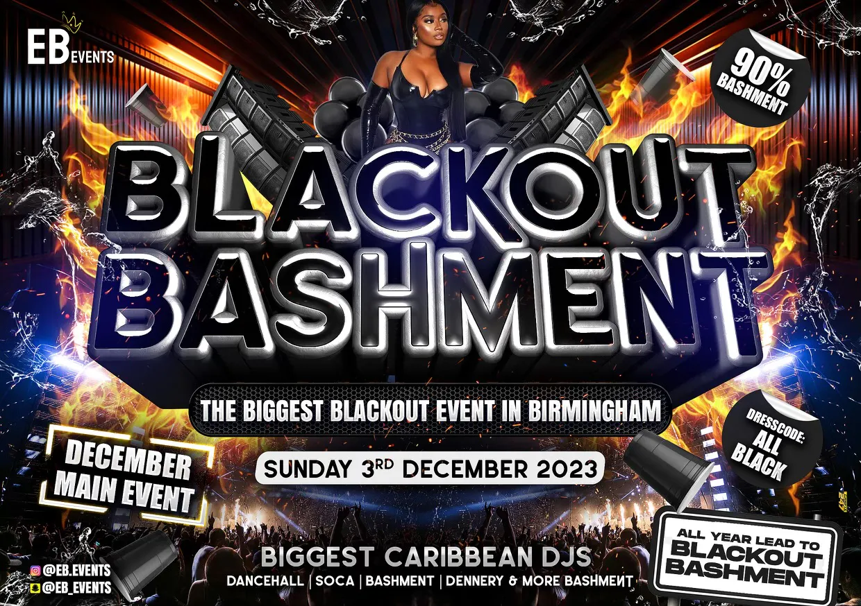 BLACKOUT BASHMENT - THE BIGGEST BLACKOUT EVENT IN BIRMINGHAM at King of ...