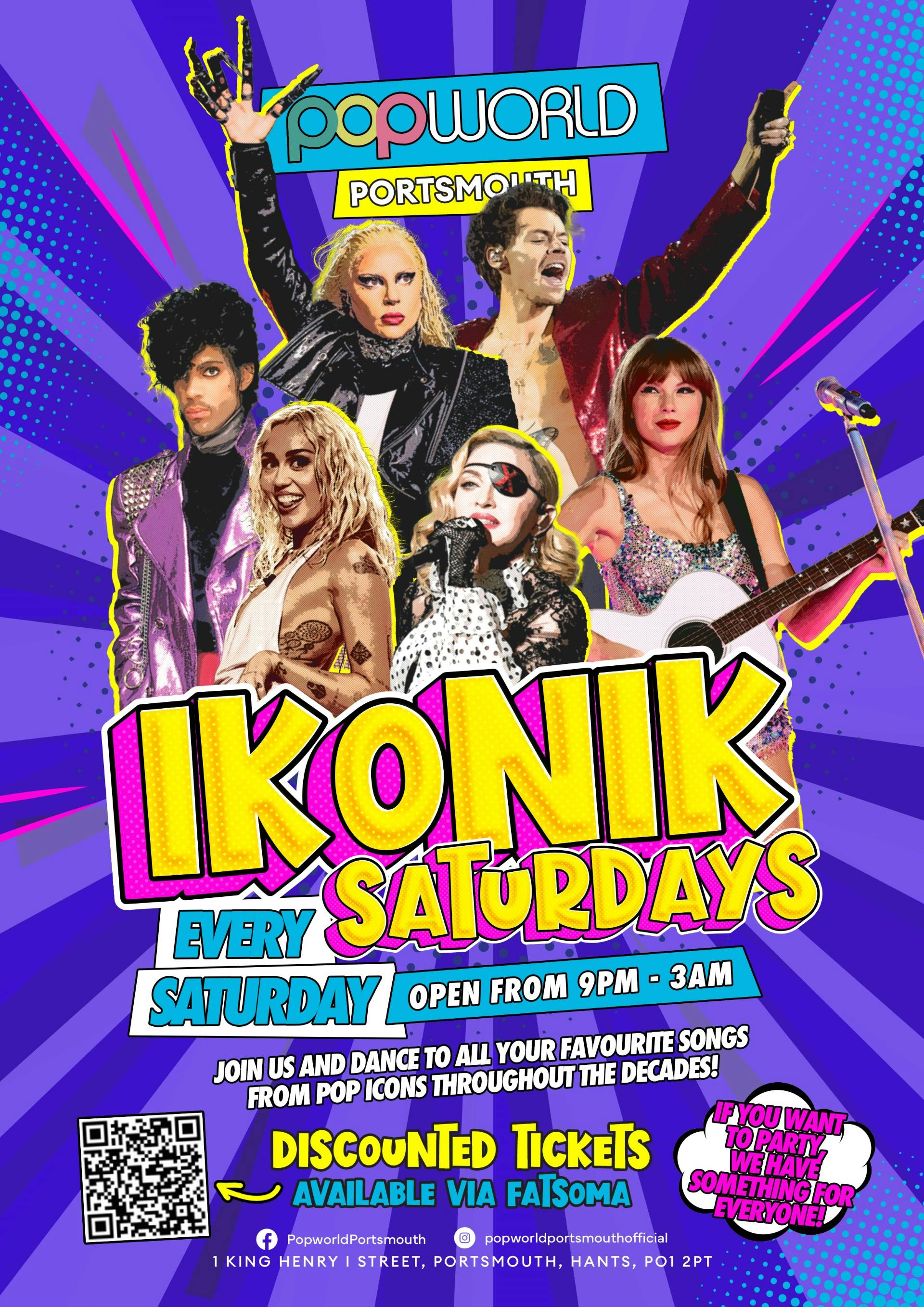 📼 IKONIK SATURDAYS AT POPWORLD PORTSMOUTH 📀 at Popworld Portsmouth ...