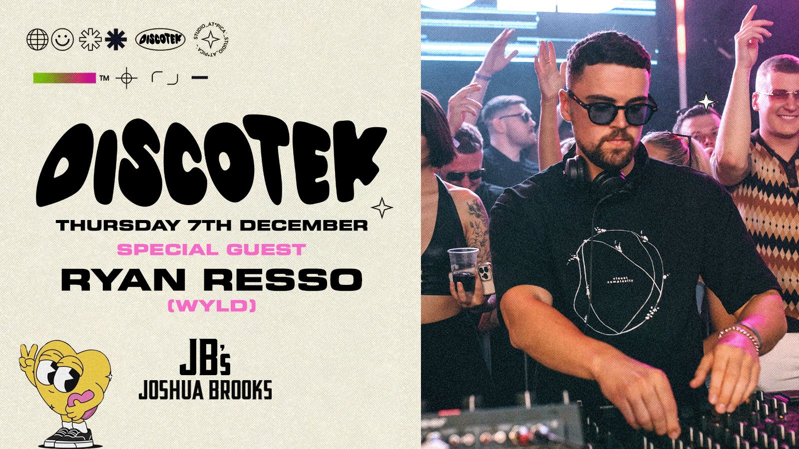 DISCOTEK! SPECIAL GUEST - RYAN RESSO - The Essential Midweek Turn up 🧃 ...