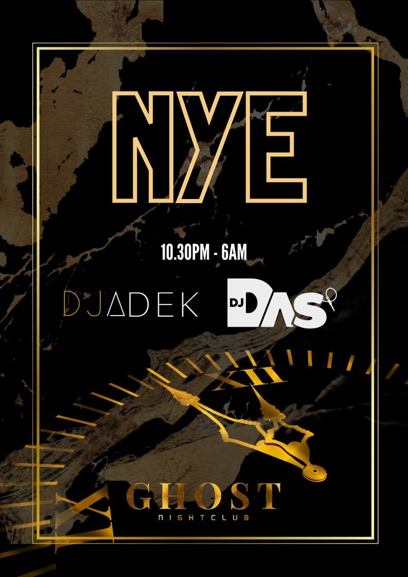 NYE AT GHOST 'TIL 6AM at Ghost, Nottingham on 31st Dec 2023 | Fatsoma