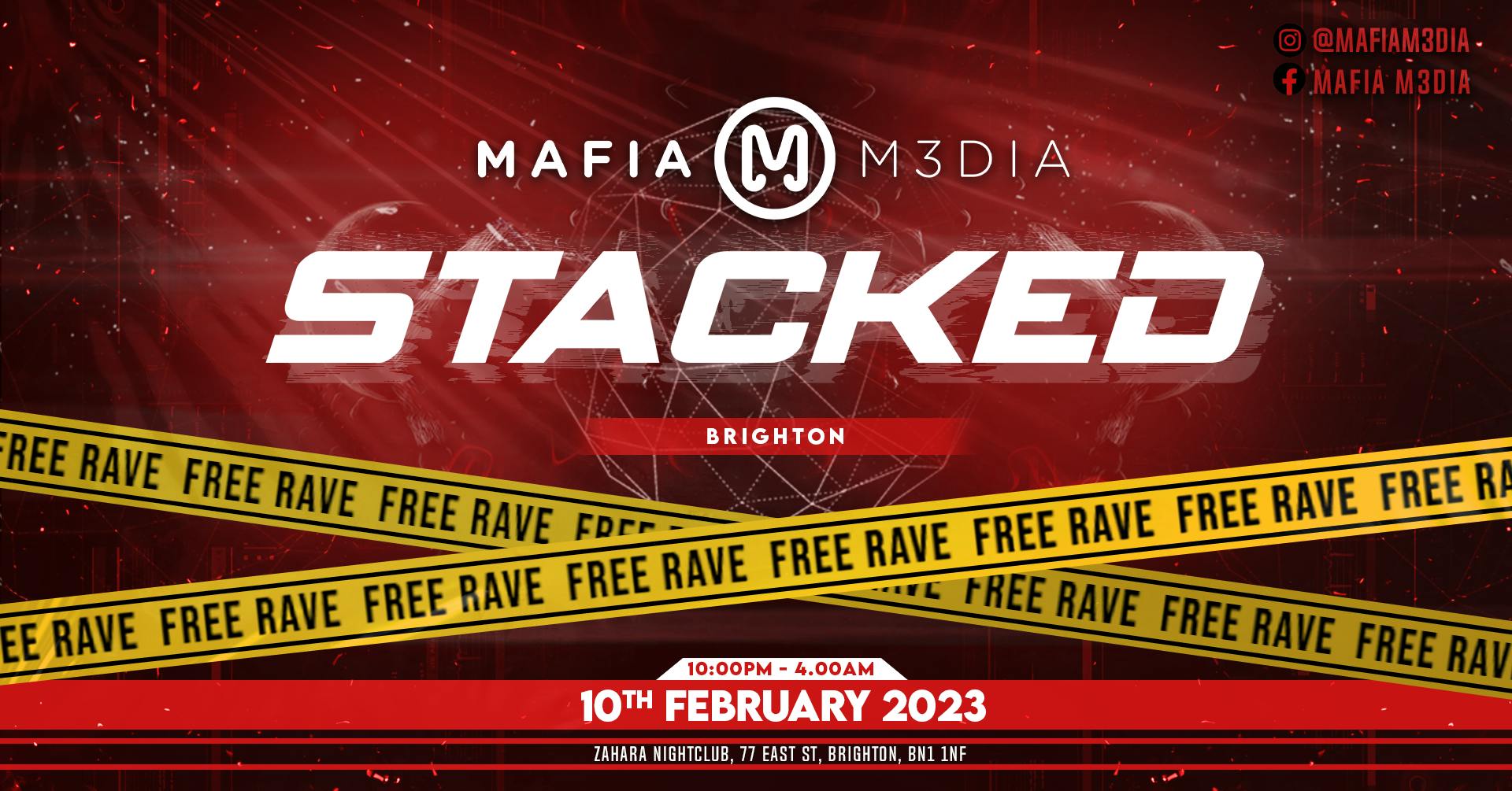 STACKED // BRIGHTON at Zahara Nightclub Brighton, Brighton on 10th Feb 2023 | Fatsoma
