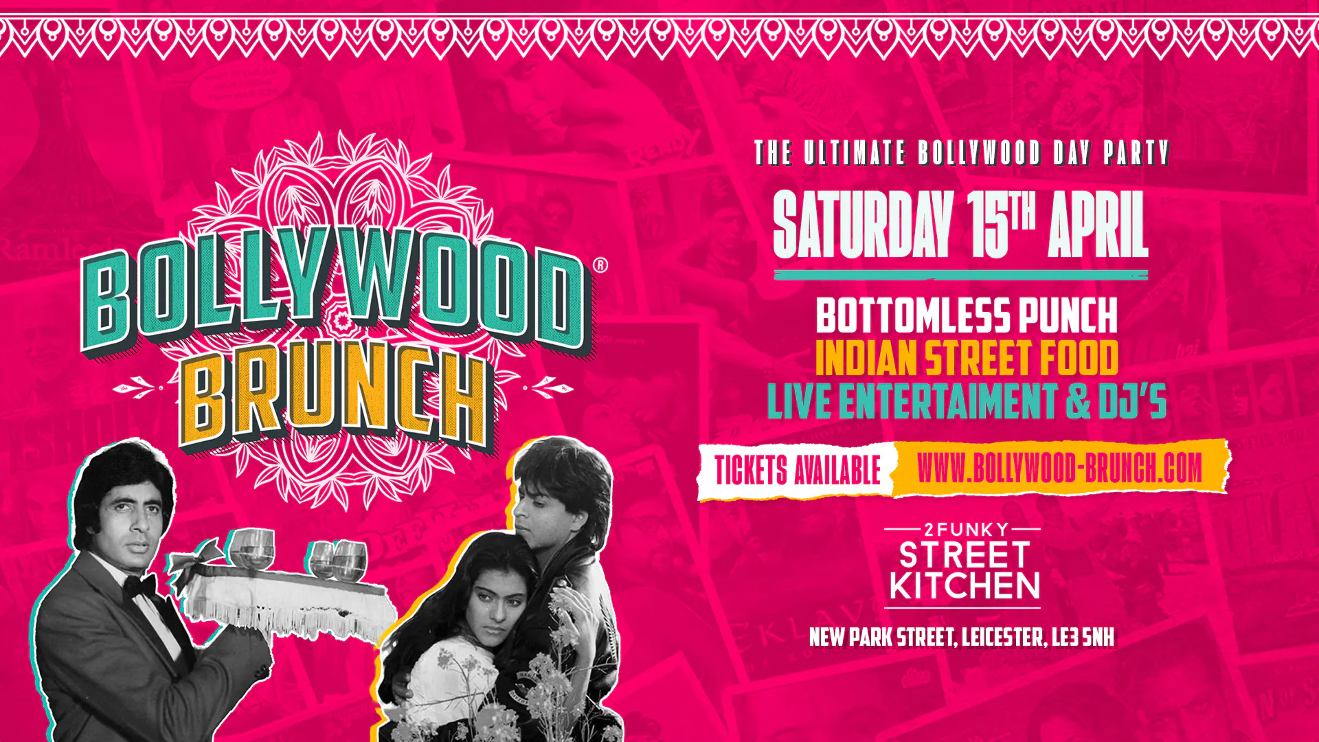 Bollywood Brunch - Daytime Garden Party - Leicester at 2Funky Street ...