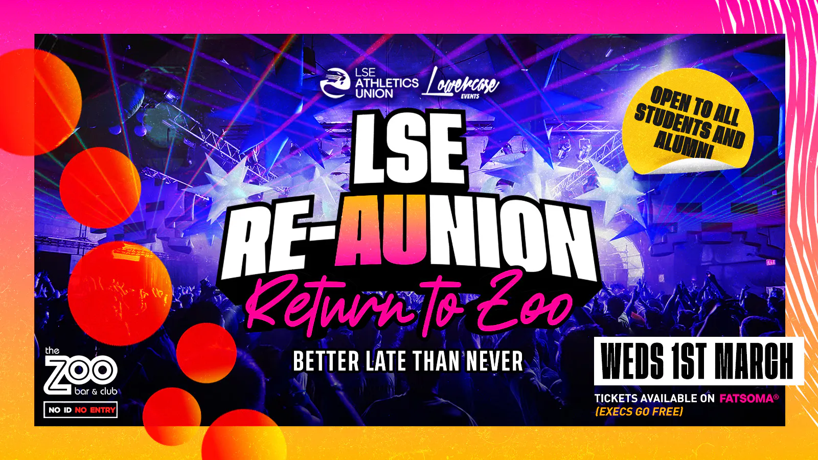 The Official LSE AU Sports Night - RE-AUNION SPECIAL @ Zoo Bar! at Zoo ...