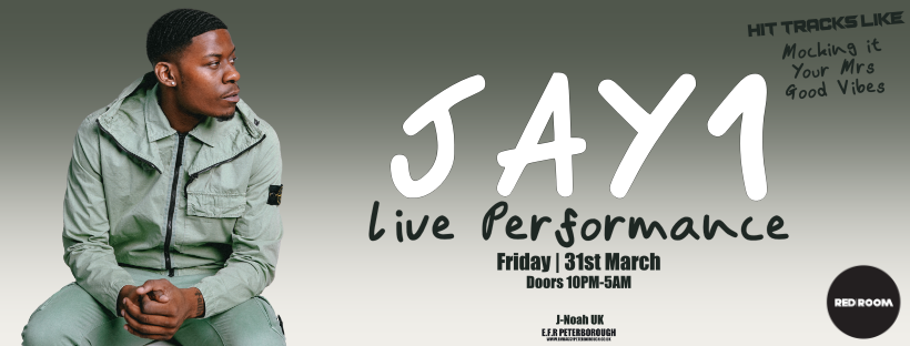 Red Room presents Jay1, Live Performance at Embassy, Flares & Red Room ...