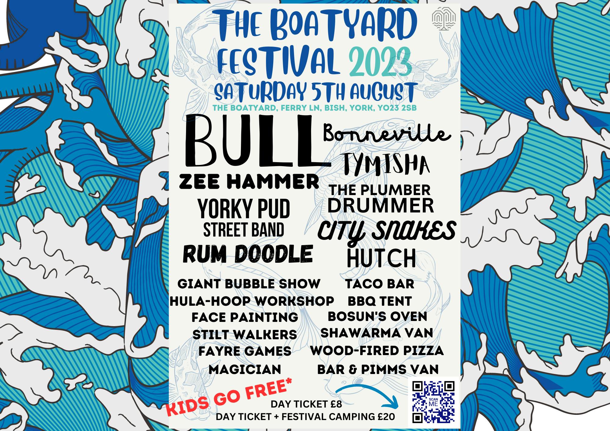The Boatyard Festival 2023 Adult (14yrs+) Day Ticket at The Boatyard ...