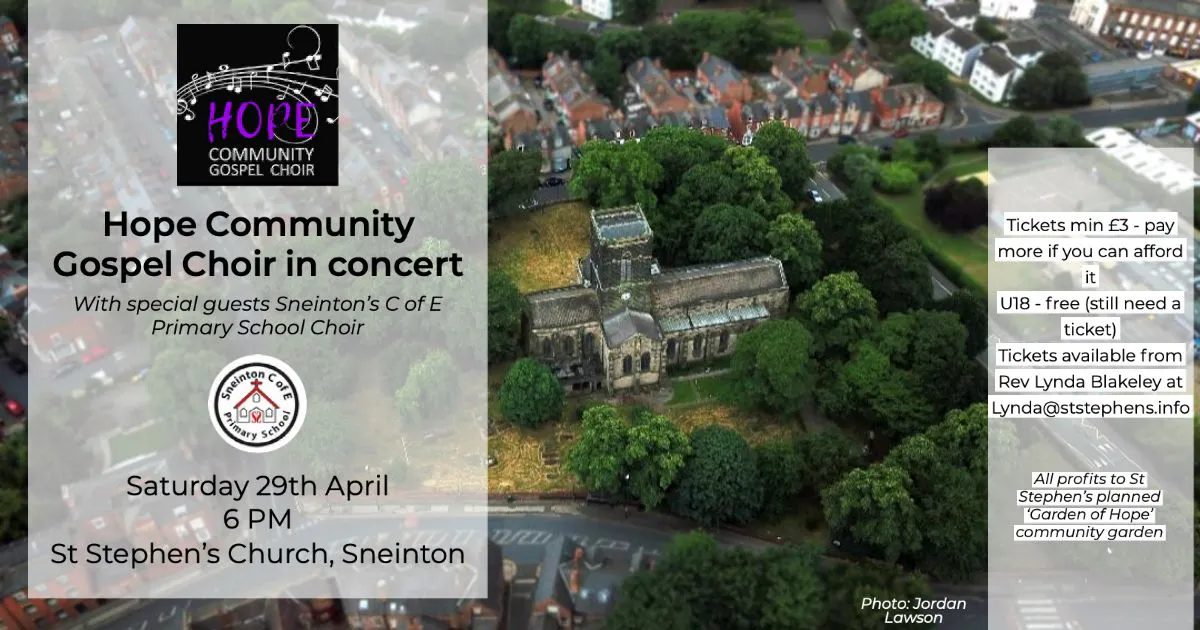 Hope Community Gospel Choir in Concert at Saint Stephen's Church ...