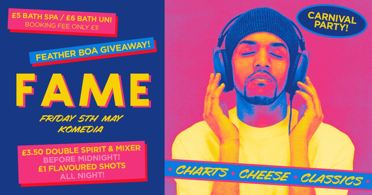 FAME // CHART, CHEESE, CLASSICS // CARNIVAL PARTY! // 400 SPACES ON THE ...