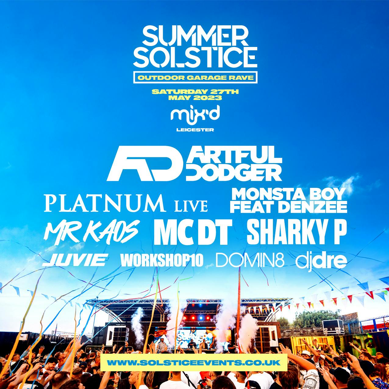 Summer Garage Outdoor Rave - Leicester [FINAL 10 TICKETS] at Mix'd ...