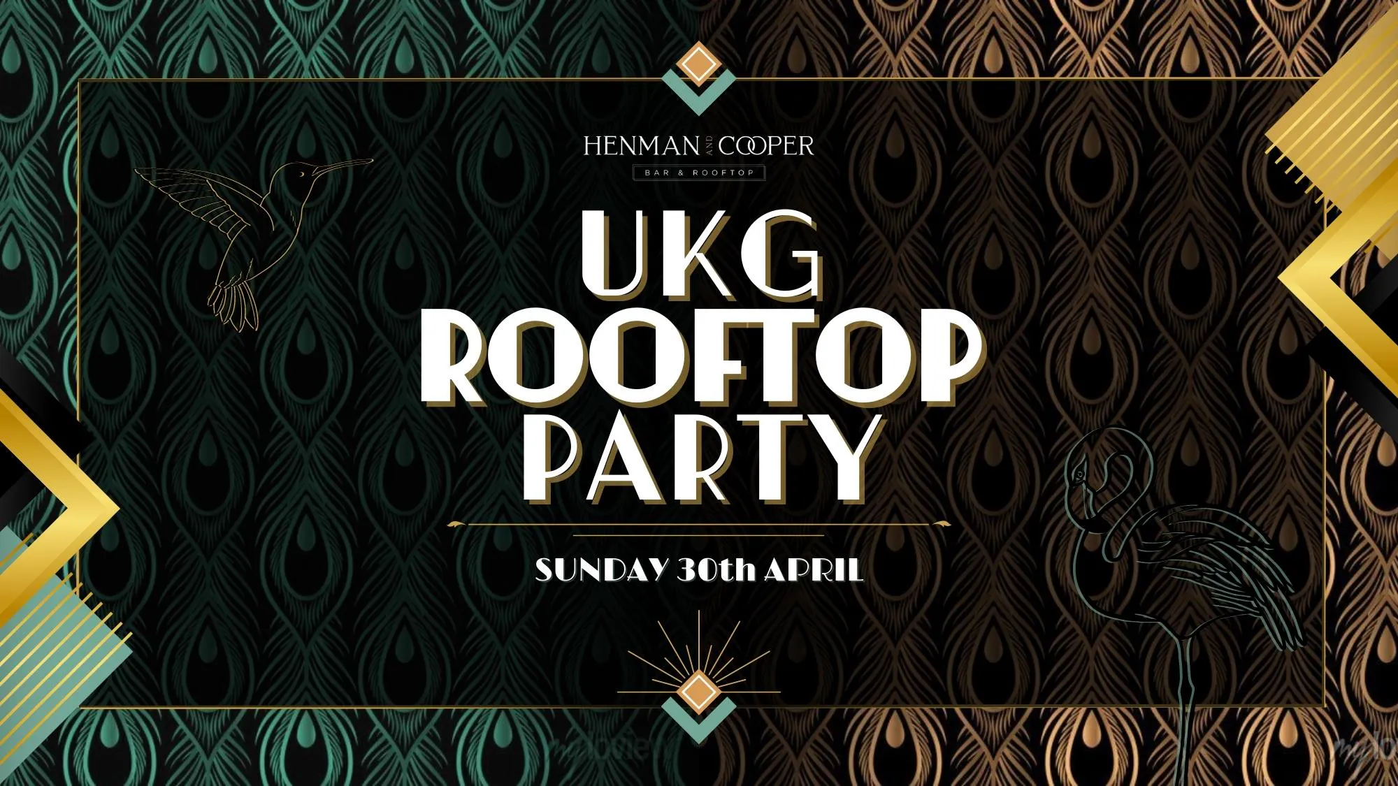 UKG ROOFTOP PARTY - APRIL BANK HOLIDAY SUNDAY [30TH APRIL] at Henman ...