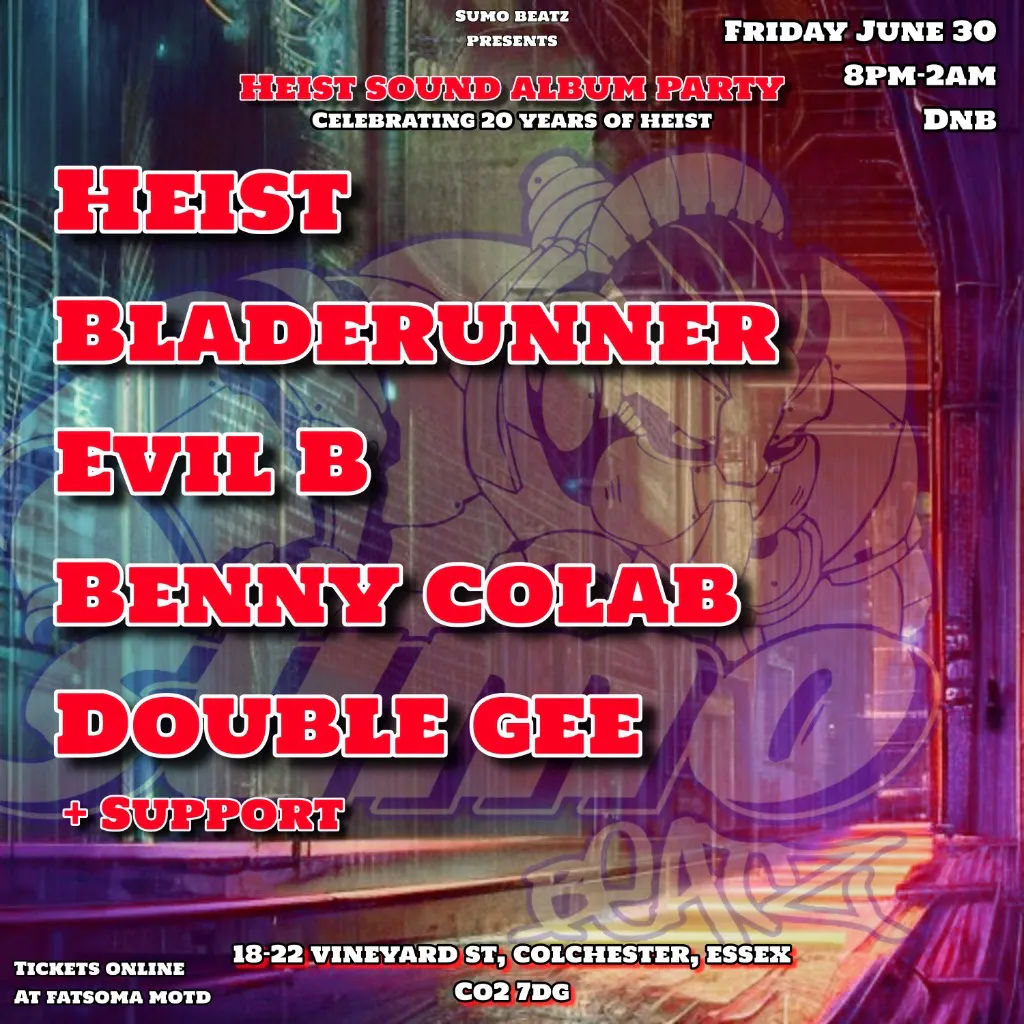 Sumo Beatz Presents - Heist Sound - Album launch party at Roberts Club ...