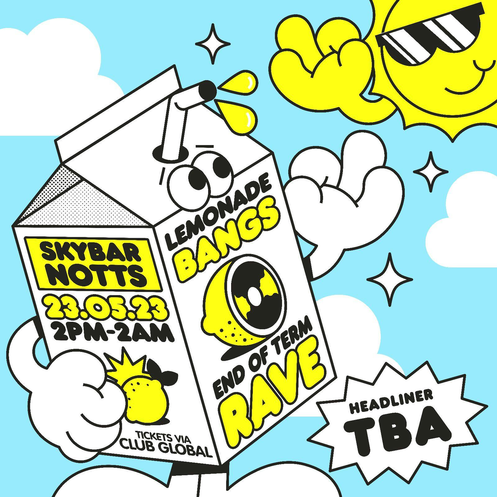 Lemonade Bangs: End Of Year Rooftop Rave at SKYBAR, Nottingham on 23rd ...