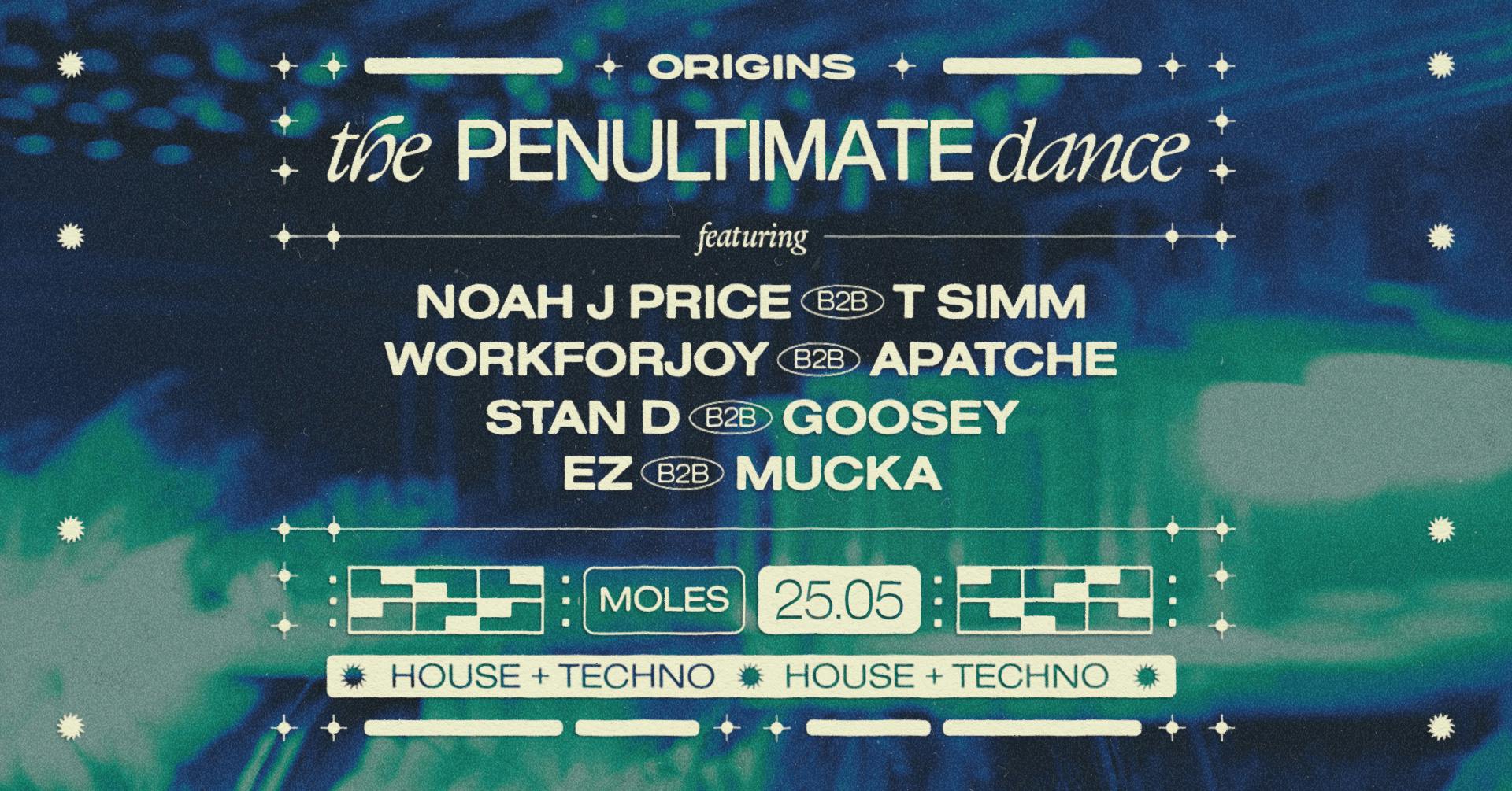 [LAST 25 TICKETS] Origins: The Penultimate Dance at Moles, Bath on 25th ...