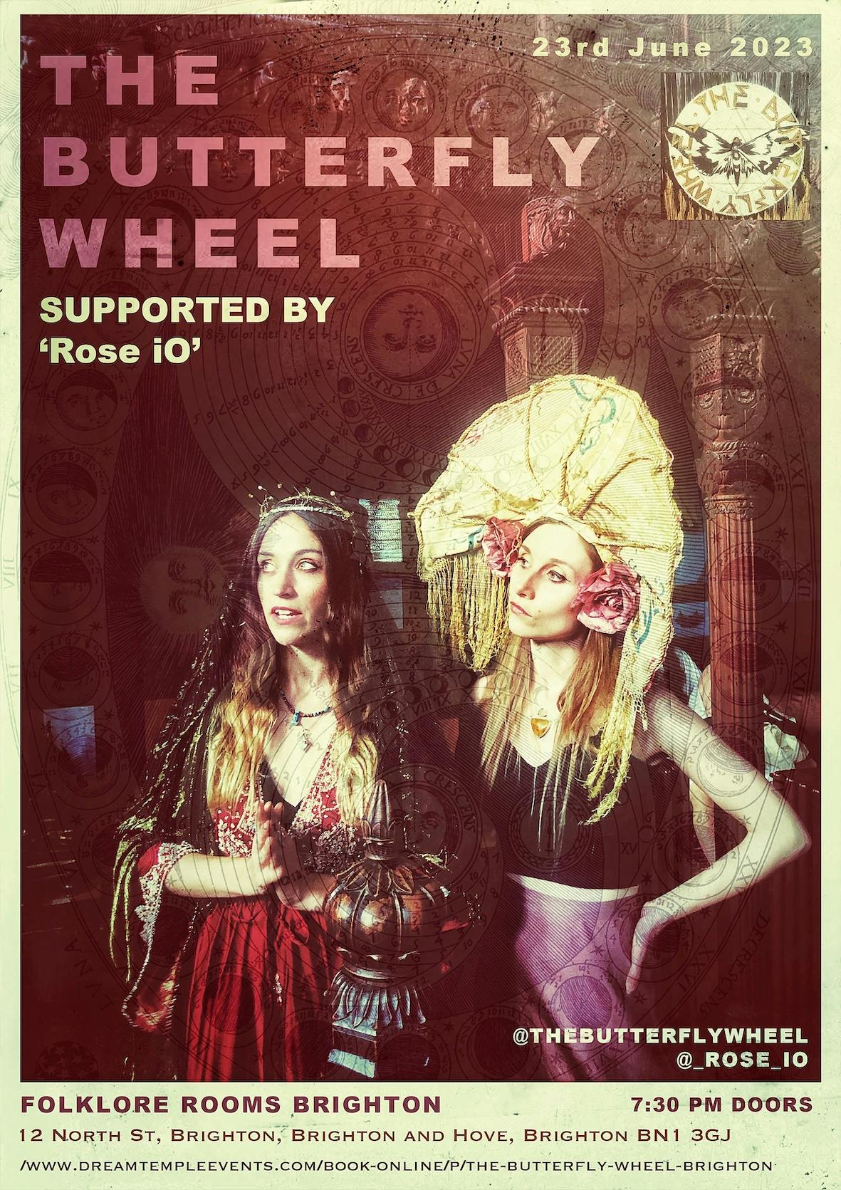 The Butterfly Wheel at The Folklore Rooms, Brighton and Hove on 23rd ...