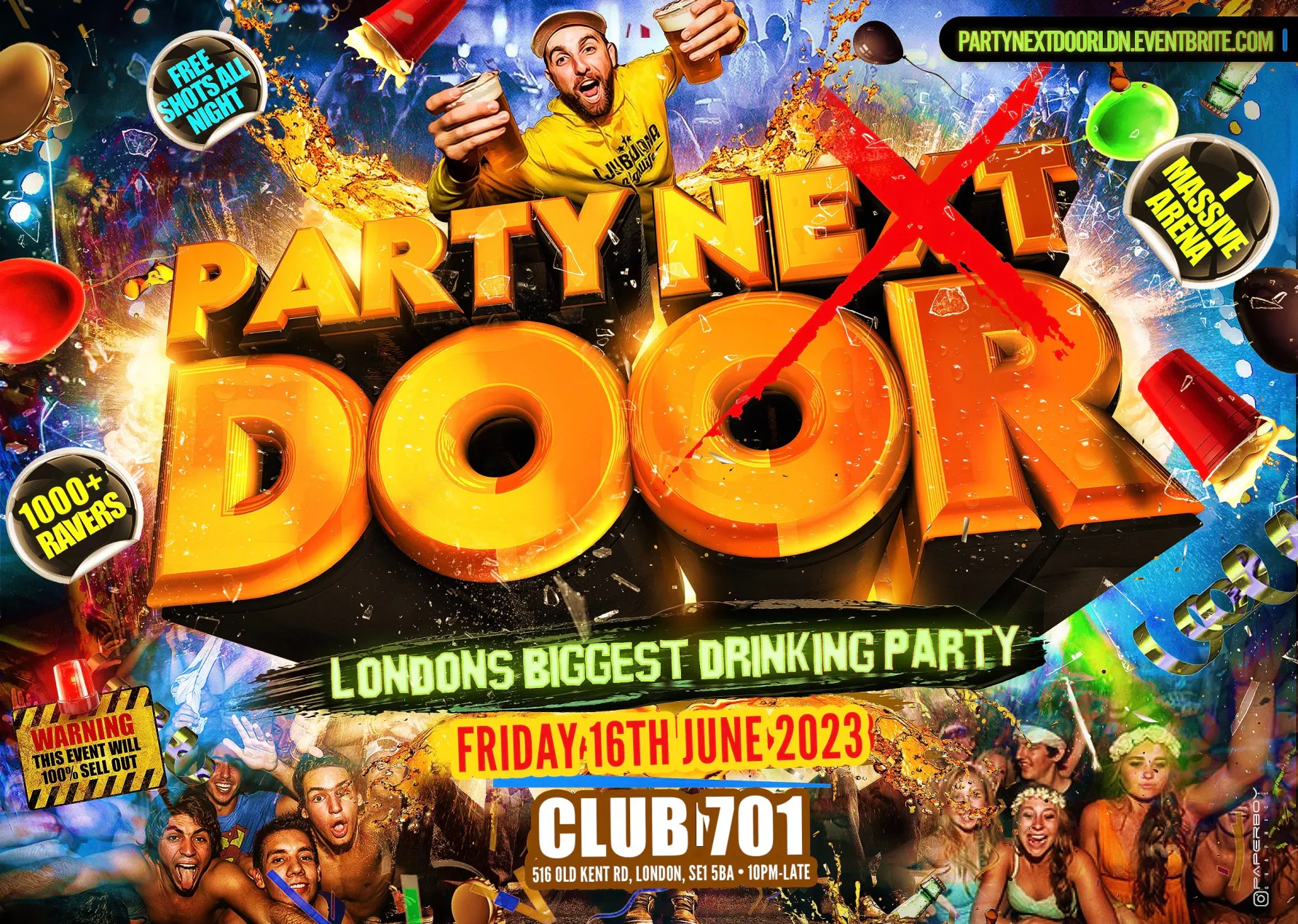 Party Next Door - London’s Wildest Party Of The Year at Club 701 ...