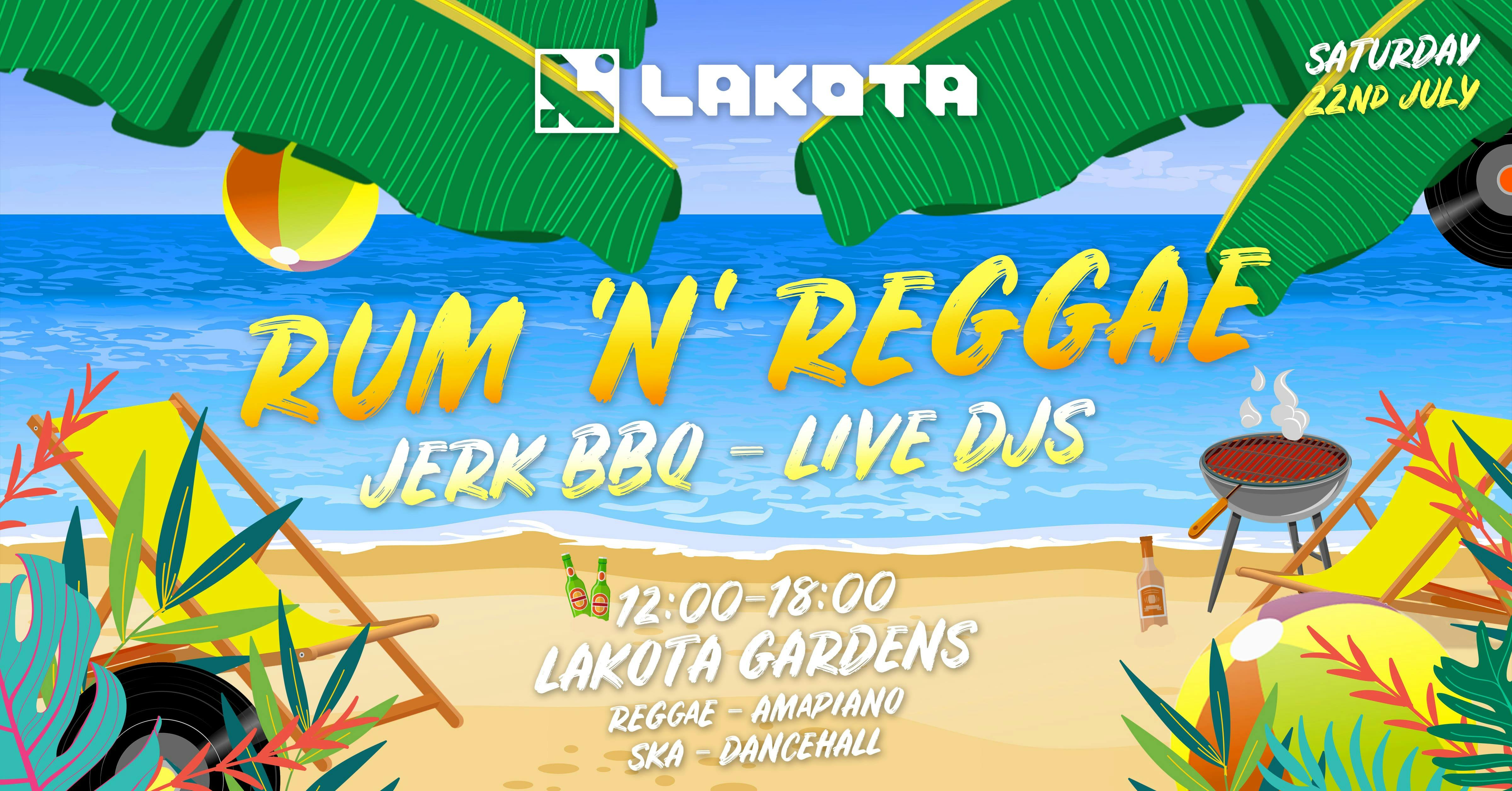 Rum n Reggae Summer BBQ at Lakota, Bristol on 22nd Jul 2023 | Fatsoma