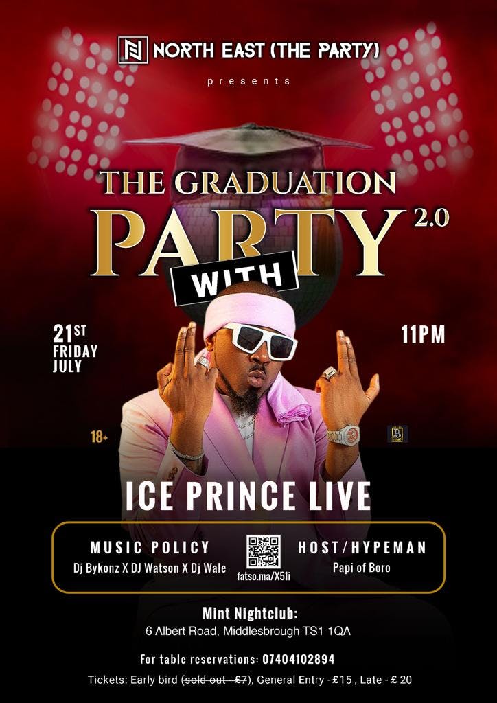 ICE PRINCE LIVE IN MIDDLESBROUGH at Mint Nightclub Middlesbrough ...