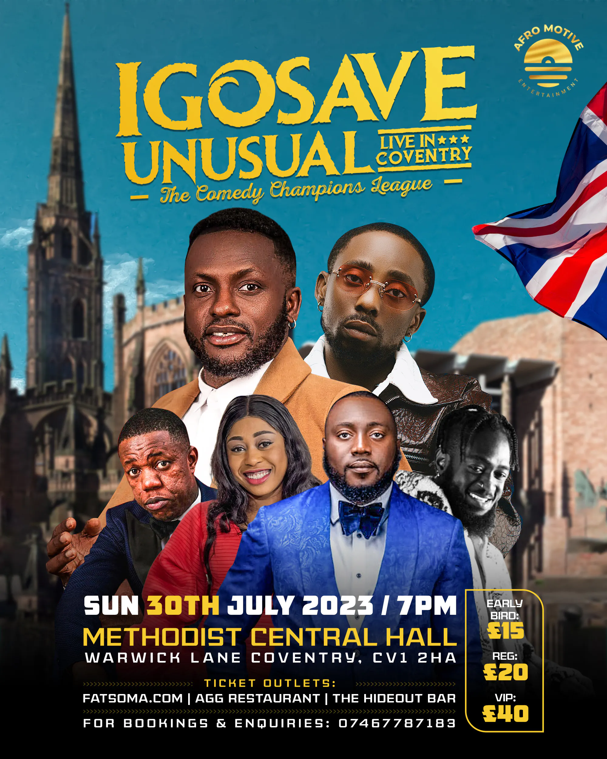 I GO SAVE UNUSUAL - COVENTRY at Methodist Central Hall, Coventry on ...