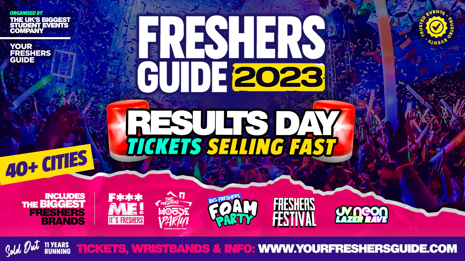 FRESHERS 2023 🎉 - Official Your Freshers Guide UK Tour Guide 🔥 - The ...