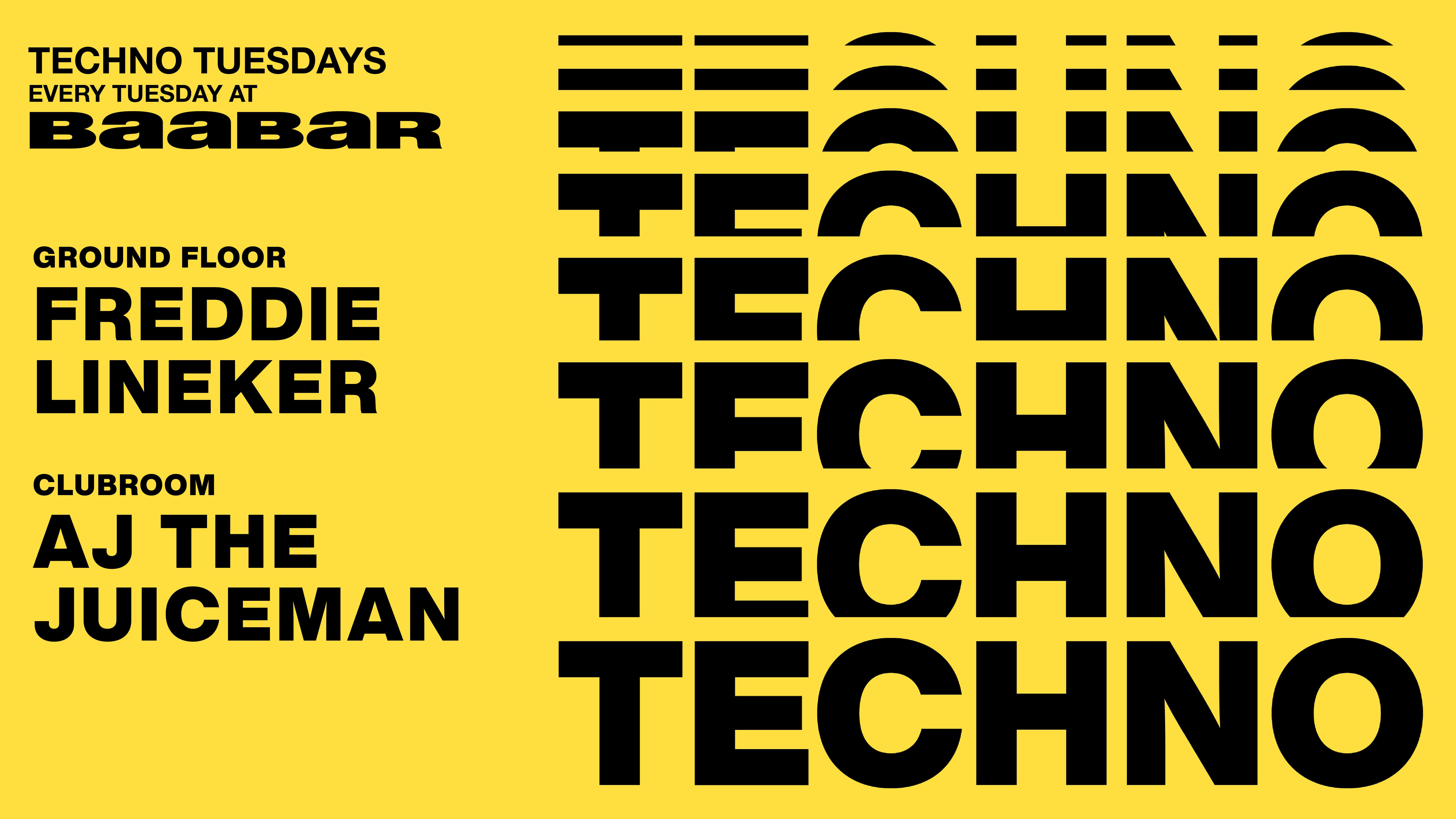 Techno Tuesdays @ Baa Bar at Baa Bar Liverpool, Liverpool on 26th Sep ...