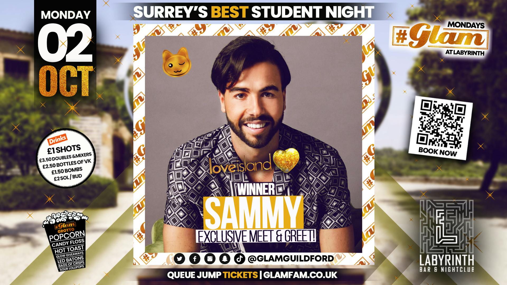 🤩 TONIGHT 🤩 GLAM - with Sammy Root | Love Island Winner Exclusive Meet ...