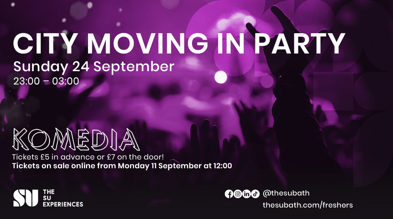 [SOLD OUT] THE OFFICAL UOB CITY MOVING IN PARTY // KOMEDIA // 24.09.23 ...