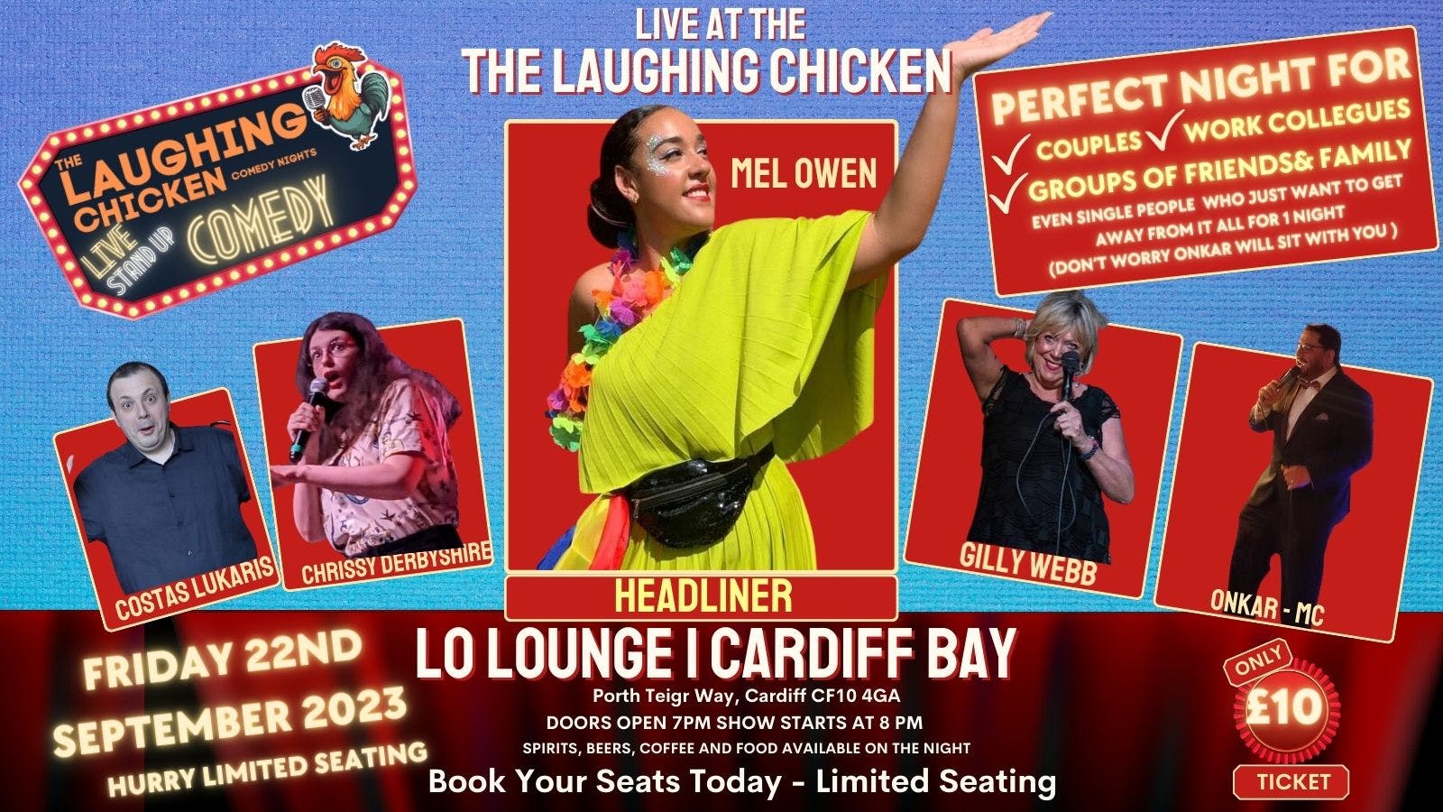 Mel Owen and Friends At The Laughing Chicken Comedy Show - Lo Lounge at ...