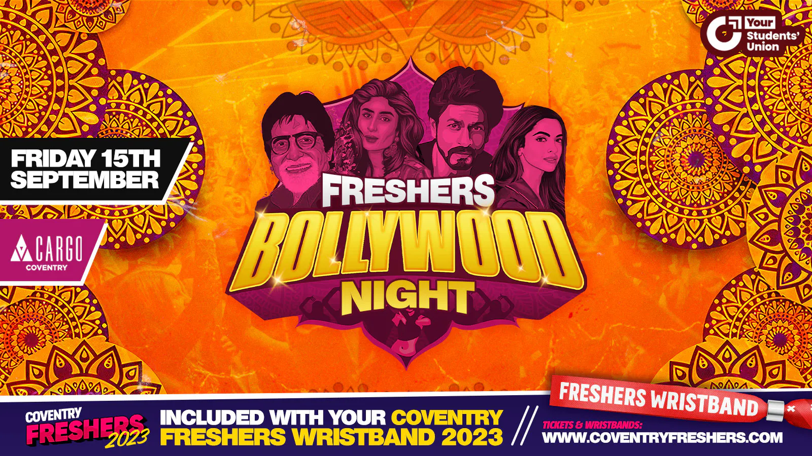 Freshers Bollywood Party | Official Coventry Freshers 2023 at JJ's ...