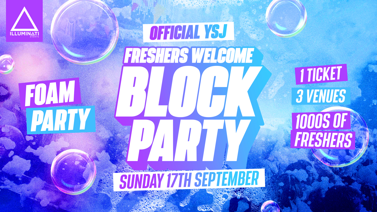 YSJ Freshers Welcome BLOCK FOAM PARTY at YATES / SALVATION / POPWORLD ...
