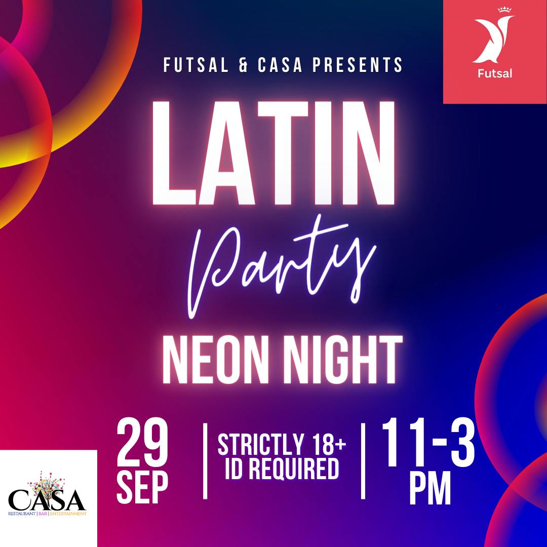 Futsal X Casa Latin Party at Casa Dundee, Dundee on 29th Sep 2023 | Fatsoma