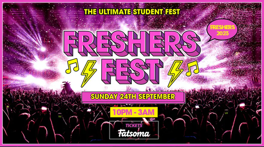 ⚡️ FRESHERS FEST ⚡️ Brighton's Biggest Student Festival 🏆 🚨 Wild ...